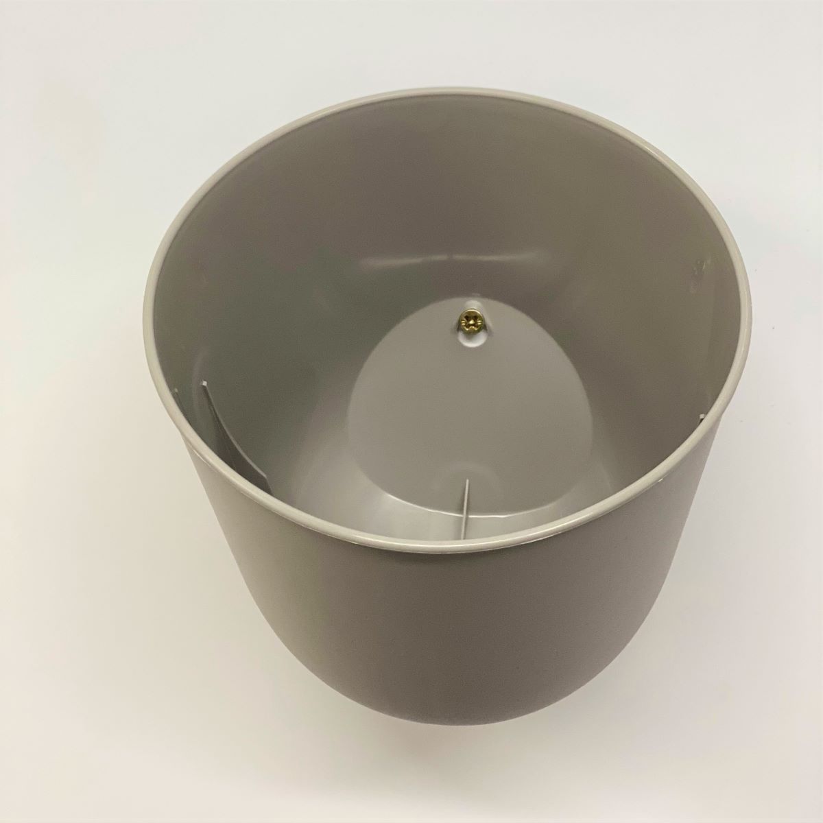 V-Pot Single Angled Wall Pot Planter | Cool Grey