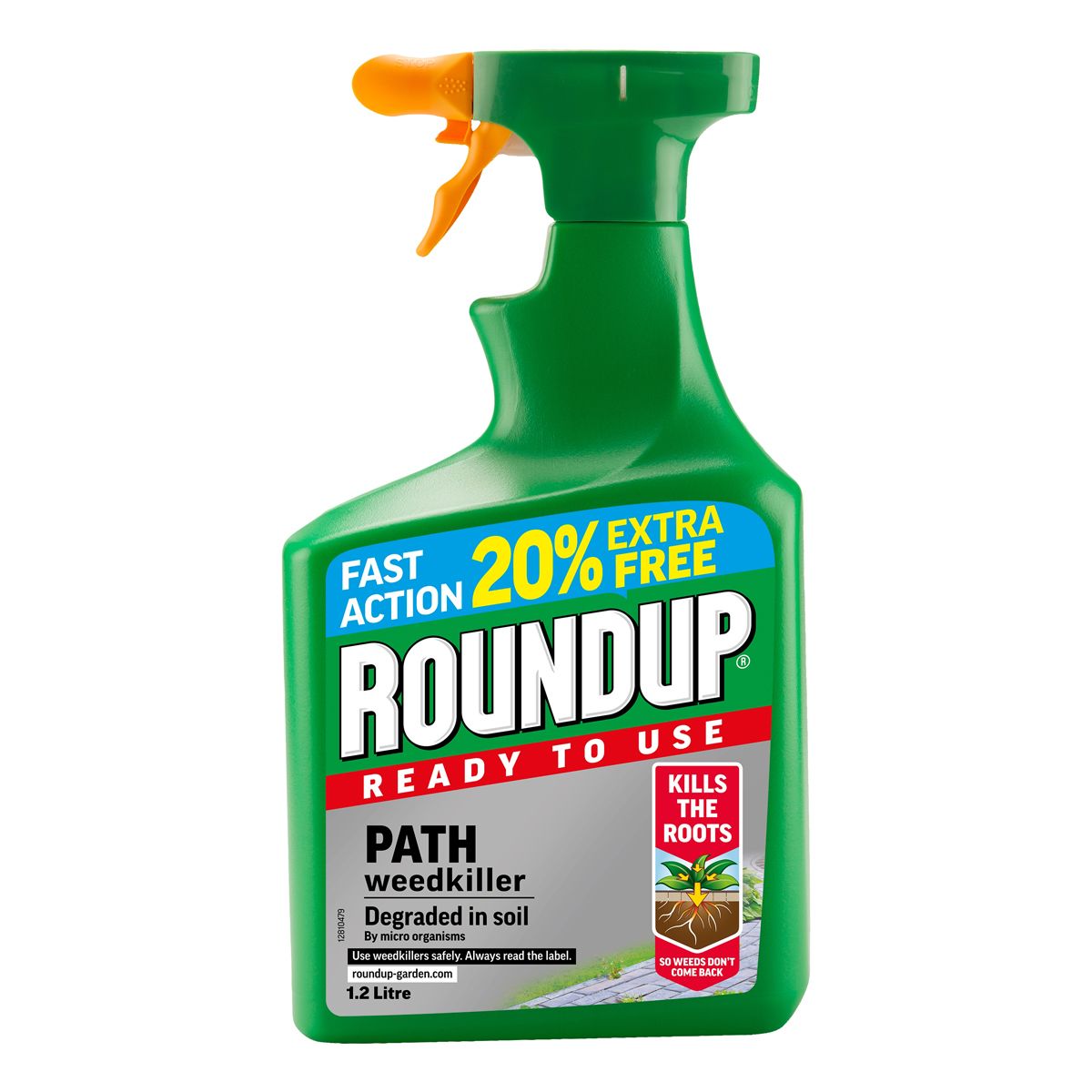 Roundup Ready To Use Path Weedkiller Kills Roots | 1.2Ltr