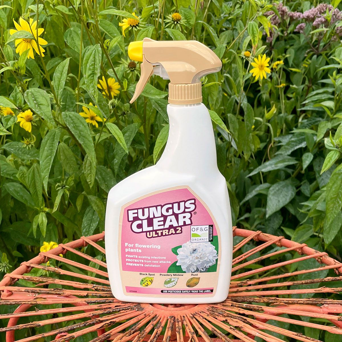 FungusClear Ultra 2 Organic Fungicide for Flowering Plants | 800ml