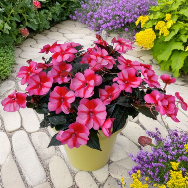 Sunpatiens Candy Red | 5 Large Plug Plants