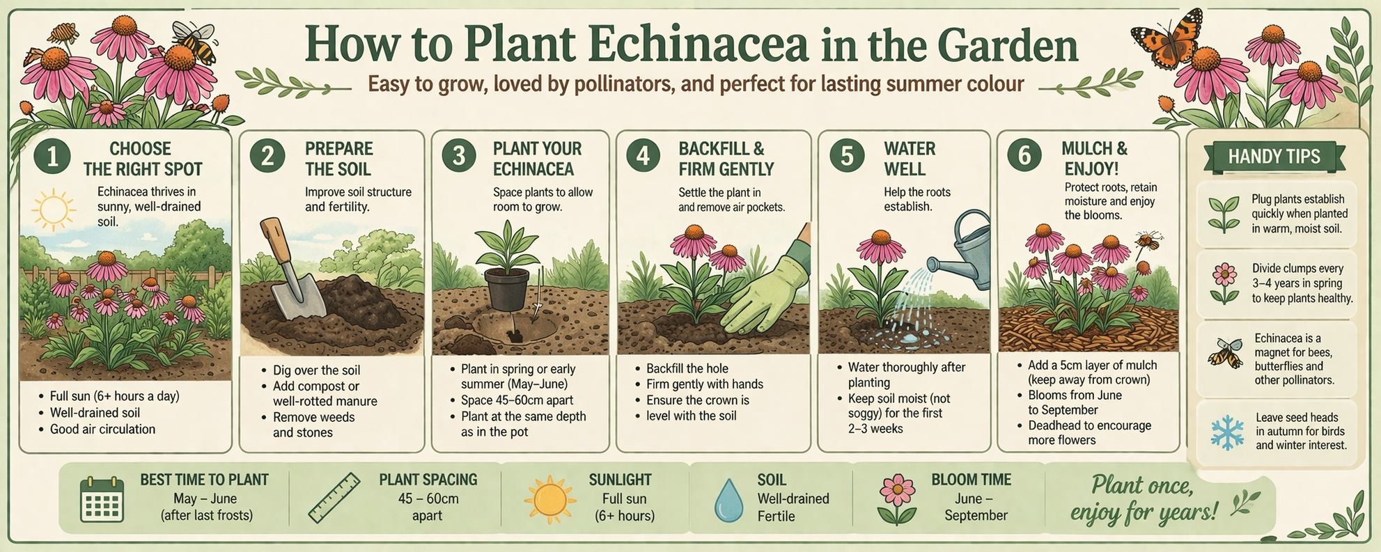 How to Grow Echinacea Plants | Complete Coneflower Care Guide UK